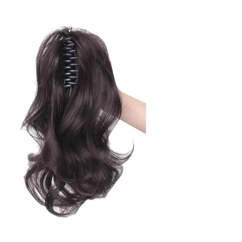 ・カテゴリ: ポニーテールウィッグ・スタイル: ヘア束、マーメイドカール・対象: レディース・加工方法: 機械植え・素材: 耐熱ファイバー・カラー展開: 巻き髪（ブラウンブラック、ナチュラルブラック、ダークブラウン、ライトブラウン）、ストレ...
