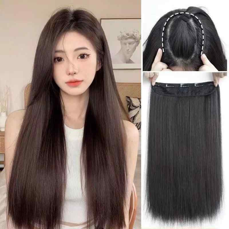 ・カテゴリ: エクステンション・スタイル: ストレート・素材: 耐熱ファイバー・製法: マシンメイド・仕様: ヘアアイロン・パーマ可・カラー展開: ブラックブラウン、ナチュラルブラック、ダークブラウン、ライトブラウン・サイズ展開: 50cm...