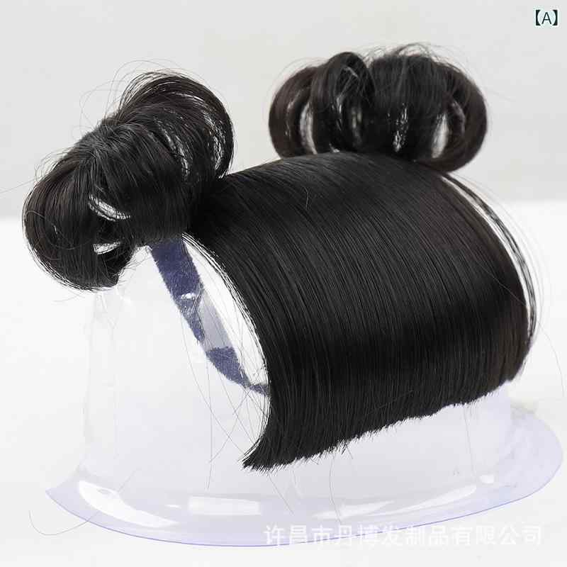 ・カテゴリ: 子供・ベビー用前髪ウィッグ、ヘアバンド・素材: 耐熱ファイバー・加工: マシンメイド・前髪タイプ: ぱっつん前髪・効果: ボリュームアップ・特徴: ヘアスタイル変更・カラー展開: ナチュラルブラック、ブラウン・重量: 約50g