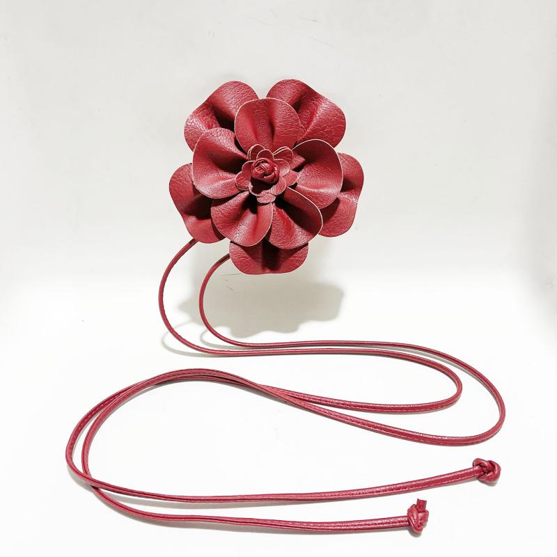 ・素材: PUレザー・バックル素材: PU、フェイクレザー・留め具の種類: フロントバックル・カラー展開: ブラック、ワインレッド、ホワイト、キャメル、ピンク・幅: 約2-4cm・スタイル: ボヘミアン、エキゾチック、レトロ・加工: 切り替...