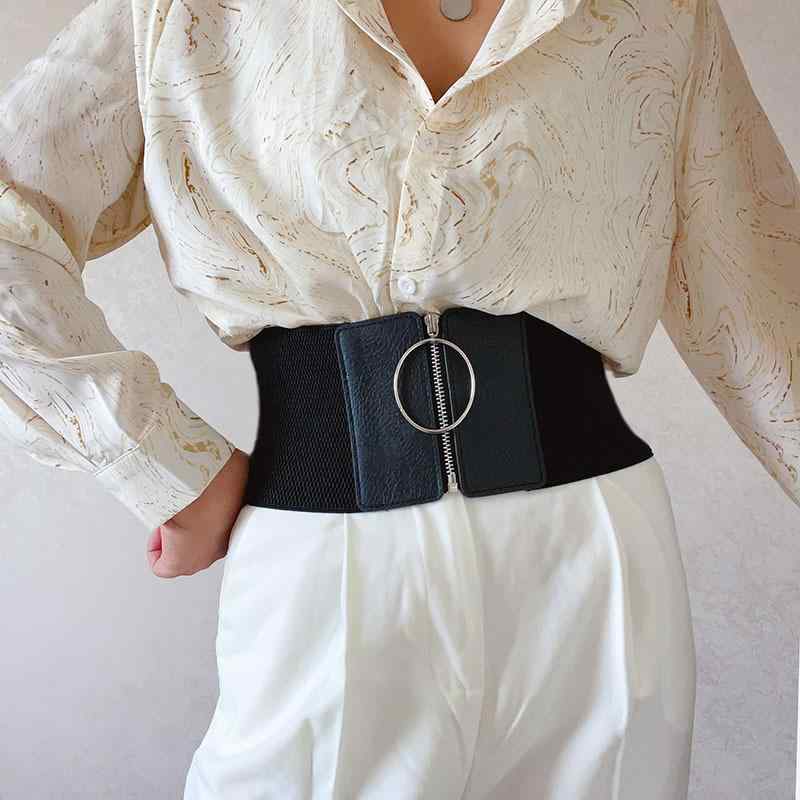 ・カテゴリ: ウエストベルト・対象: レディース・対象年齢: 成人・素材: フェイクレザー・カラー展開: ブラック×シルバーリング、ブラック×ゴールドリング・スタイル: ミニマル・仕様: シングルラップ・長さ: 60-80cm