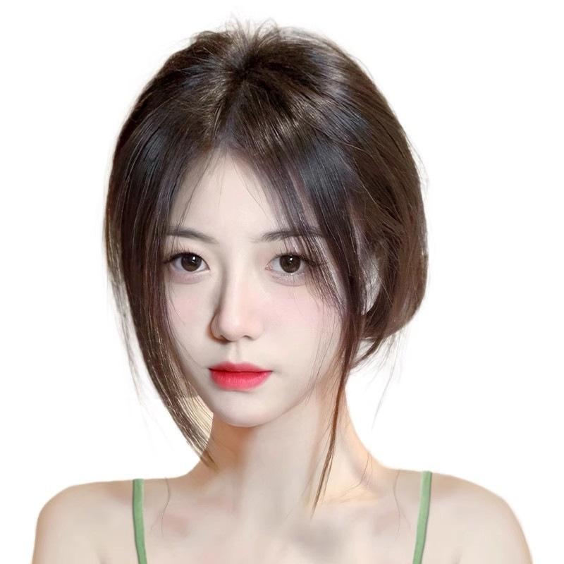 ・カテゴリ: 前髪ウィッグ、ヘアピース・素材: 耐熱ファイバー・製法: マシンメイド・スタイル: 斜め前髪、センター分け、フレンチバング・カラー展開: ブラウンブラック、ナチュラルブラック、ダークブラウン、ライトブラウン・ベースサイズ: 6...