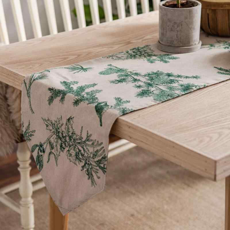 ・カテゴリ: テーブルランナー・スタイル: モダンシンプル・素材: 綿 90%、麻 10%・柄: 幾何学、・カラー展開: ホワイト、ブルー、グリーンパイン・サイズ展開: テーブルランナー 30*140、30*180、30*220、30*27...