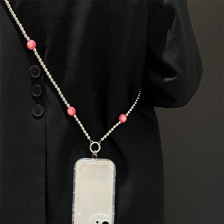 ・カテゴリ: スマホストラップ・スタイル: レディース・素材: プラスチック・ストラップ素材: ワイヤーロープ・留め具素材: 金属・カラー展開: グリーン、パープル、ピンク・サイズ展開: ロング 1.2、ショート