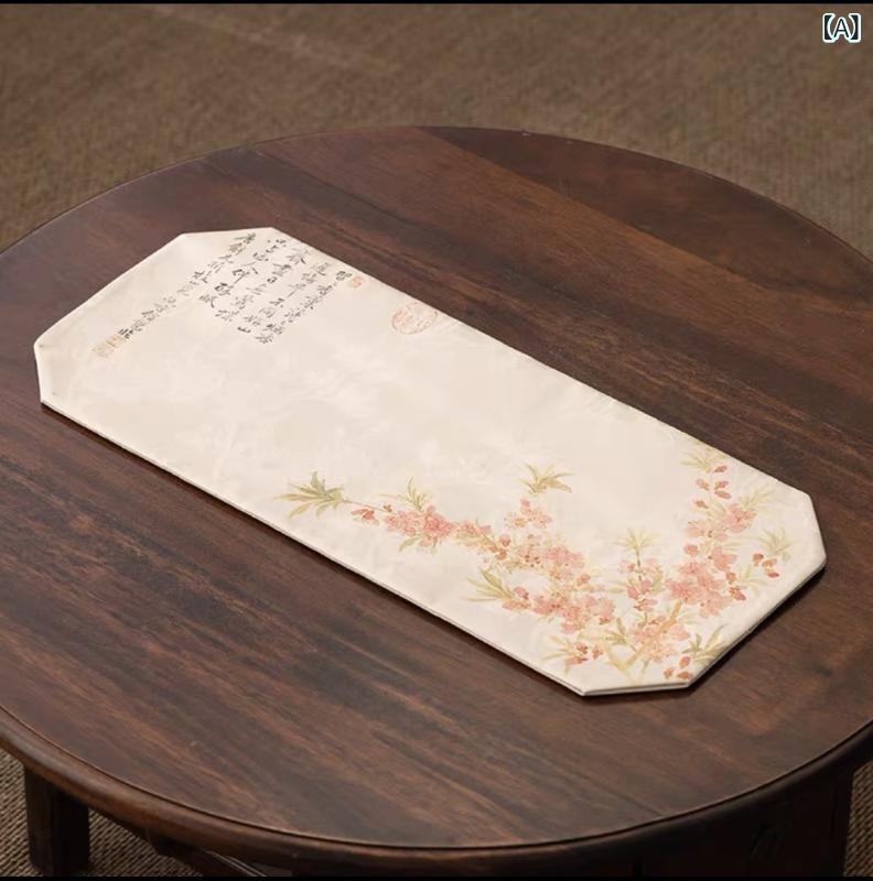 ・カテゴリ: テーブルランナー・スタイル: モダンチャイニーズ・素材: ポリエステル 90%、綿 10%・柄: 風景・カラー展開: ホワイト、イエロー、ライトグレー、ライトグリーン、バイオレット、オレンジ、ミックスカラー、梅、蝋梅、蘭、枇杷...