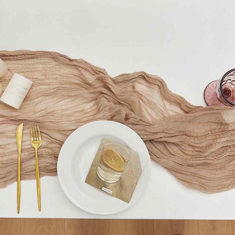 ・カテゴリ: テーブルランナー・主な素材: ポリエステル・スタイル: 欧州古典風・柄: 無地・カラー展開: ホワイト、レッド、ワインレッド、グリーン、ブルー、ブラウン、ピンク、スカイブルー、コーヒー、ライトキャメル、メープルレッド、ベージュ...