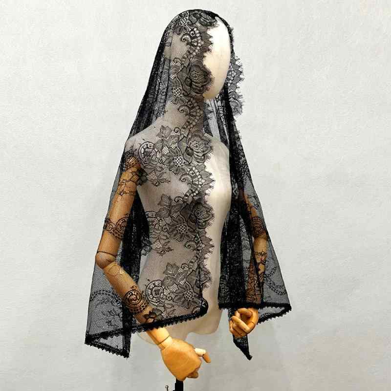・カテゴリ: ヘッドドレス・スタイル: レディース・モチーフ: 花・タイプ: ショール風・カラー展開: ホワイト、ブラック、ピンク、ワインレッド、シャンパン、ローズレッド、ゴールド・長さ: 135cm-175cm・要素: レース