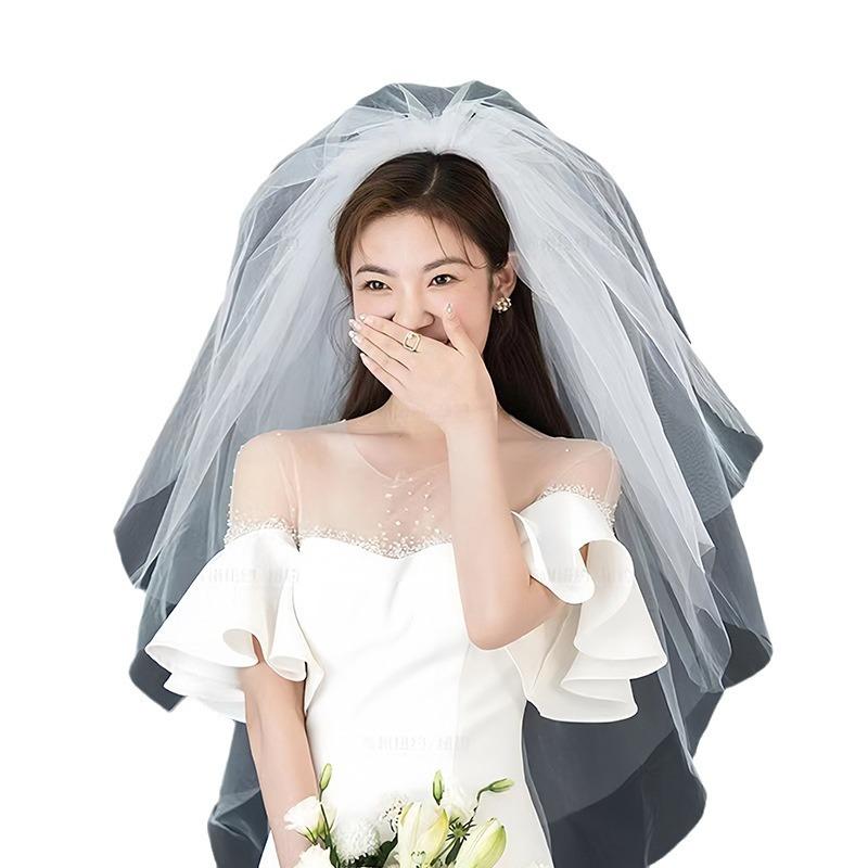 ・カテゴリ: ヘッドドレス・素材: 金属・スタイル: 韓国、レディース・: ウェーブ・タイプ: エルボーレングス・おすすめシーン: 結婚式、誕生日、旅行記念、お祝い・要素: シンプル・カラー: 乳白色・バリエーション: コームタイプ（80c...