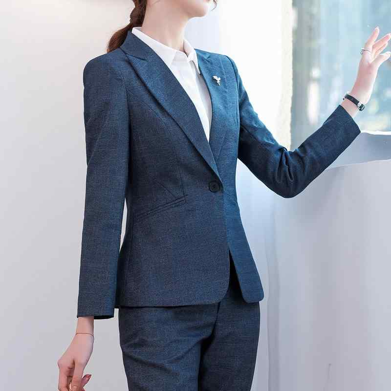 ・スタイル: パンツスーツ、スカートスーツ、ビジネス、OL通勤・カラー展開: グレー、ブルー、ブラック、パープル・サイズ展開: S、M、L、XL、XXL、XXXL、XXXXL