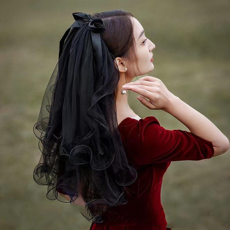 ・カテゴリ: ヘアアクセサリー・スタイル: 欧米風・素材: 布・性別: 男女兼用・: リボン・タイプ: 2層式・加工: ニット・適用シーン: 結婚式、誕生日、旅行記念、祝日、新築祝い、展示会、販促、福利厚生、周年記念、ビジネスギフト、開店祝...