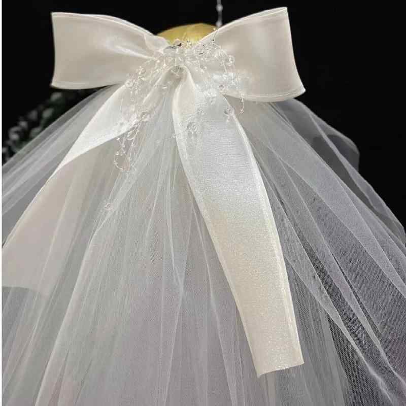 ・カテゴリ: ヘッドドレス・タイプ: レディース・スタイル: ナチュラル・: リボン・種類: ワルツスタイル・素材: チュール・用途: ウェディング、誕生日、旅行記念、祝日、展示会、周年記念、開店祝い・長さ: 60cm-80cm