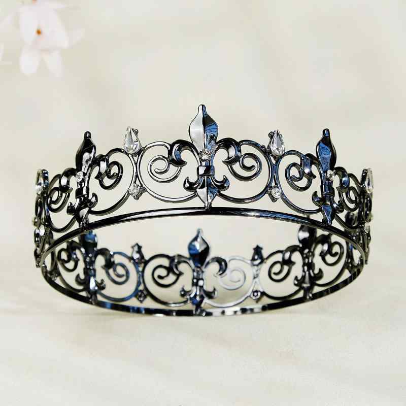 ・カテゴリ: ヘッドドレス・スタイル: 欧米風・素材: 合金・仕様: 男女兼用・: クラウン・加工: 電気メッキ・水晶の種類: 白水晶・トレンド要素: ラインストーン、丸型、メタル・ギフト用途: 結婚式、誕生日、祝日、展示会、広告宣伝、周年...