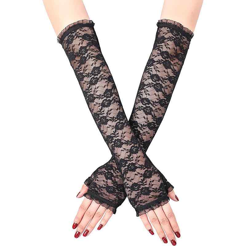 ・カテゴリ: 手袋・スタイル: 指あり手袋・機能: 日焼け防止・主な素材: ポリエステル・生地名: アセテート・テイスト: フレンチレトロ、文芸レトロ・要素: エスニック、オリエンタル・カラー展開: ブラック、ホワイト