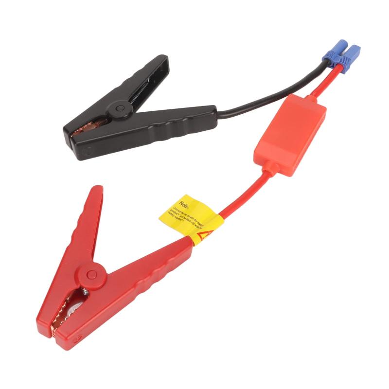 EC5 オス プラグ ジャンプ スターター ケーブル バッテリー クランプ付き 12V ミニチュア ポータブル ジャンパー スターター ケーブル 逆充電 カーバッテリー クロコダイル クリップ配線が簡単: このカーバッテリーケーブルクロコダ...