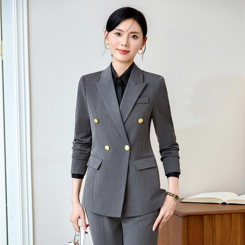 ・スタイル: エレガント・主な素材: ポリエステル 50%-70%、レーヨン 30%-50%・袖丈: 長袖・袖の形状: レギュラー・パンツ丈: ロング、九分丈・カラー展開: ネイビー、ブラック、グレー・サイズ展開: S、M、L、XL、XXL...