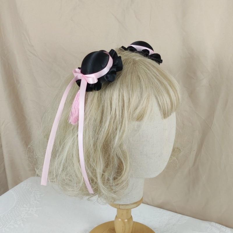 ・カテゴリ: ヘアアクセサリー、サイドクリップ・素材: 布・加工: ハンドメイド・スタイル: スウィート、フレッシュ・カラー展開: レッド（1ペア）、ブラック（1ペア）、シルバー（1ペア）、ホワイト（1ペア）、ダークグリーン（1ペア）、ライ...