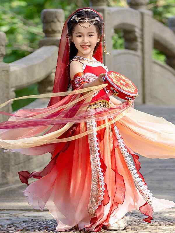 ・柄: ストライプ・加工: 柔軟仕上げ・: セット、可愛い、プリンセス・性別: 女の子・主な素材: ポリエステル70%〜80%・生地の厚さ: 普通・カラー展開: 敦煌風ピンクパープル（トップス・スカート）、敦煌風ピンクパープル（トップス・ス...