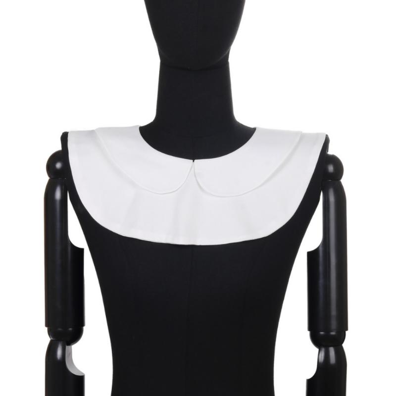 ・サイズ: フリーサイズ・対象: 大人・カラー展開: ブラック、ホワイト、口水尖ブラック、口水尖・素材: シフォン・柄: 無地・幅: 首回り・裏地素材: ポリエステル・スタイル: ファッション、クラシック