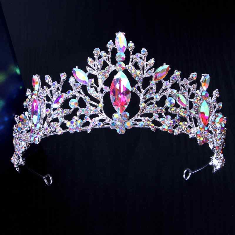 ・カテゴリ: ヘアアクセサリー、カチューシャ・素材: 合金、シルバーメッキ、ラインストーン、クリスタル・スタイル: 欧米風、豪華、バロック調・対象: レディース・デザイン: クラウン、リーフ、ウェーブ、フラワー・加工: シルバーメッキ、ハン...