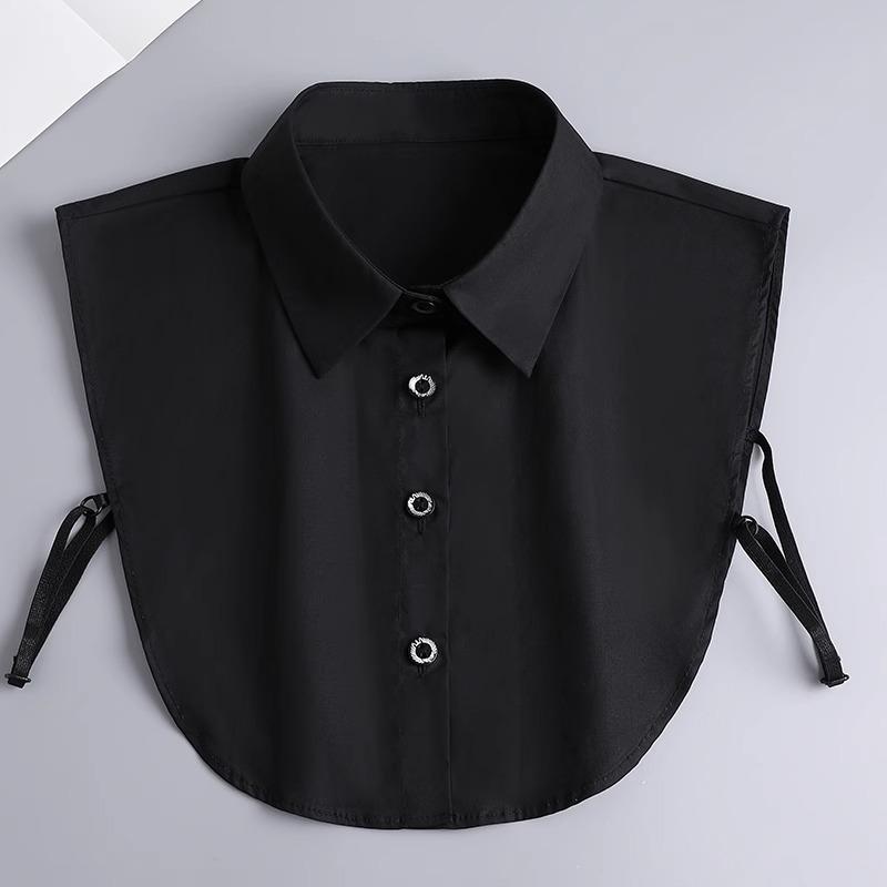・対象: 大人・カラー展開: ホワイト、ブラック、スカイブルー・サイズ展開: S、M、L、XL、2XL、フリーサイズ・素材: 綿、ポリエステル、アクリル・柄: 無地・スタイル: 韓国スタイル・ネックライン: ポインテッドカラー、ラウンドカラー