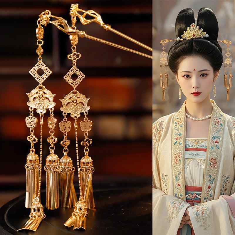 ・カテゴリ: ヘアアクセサリー・スタイル: レトロ・主な素材: 合金・要素: タッセル・カラー展開: 知枝（単品）・用途: 結婚式、誕生日、旅行記念、祝日、移転祝い、展示会、広告宣伝、従業員福利厚生、周年記念、ビジネスギフト、開会式、表彰記...