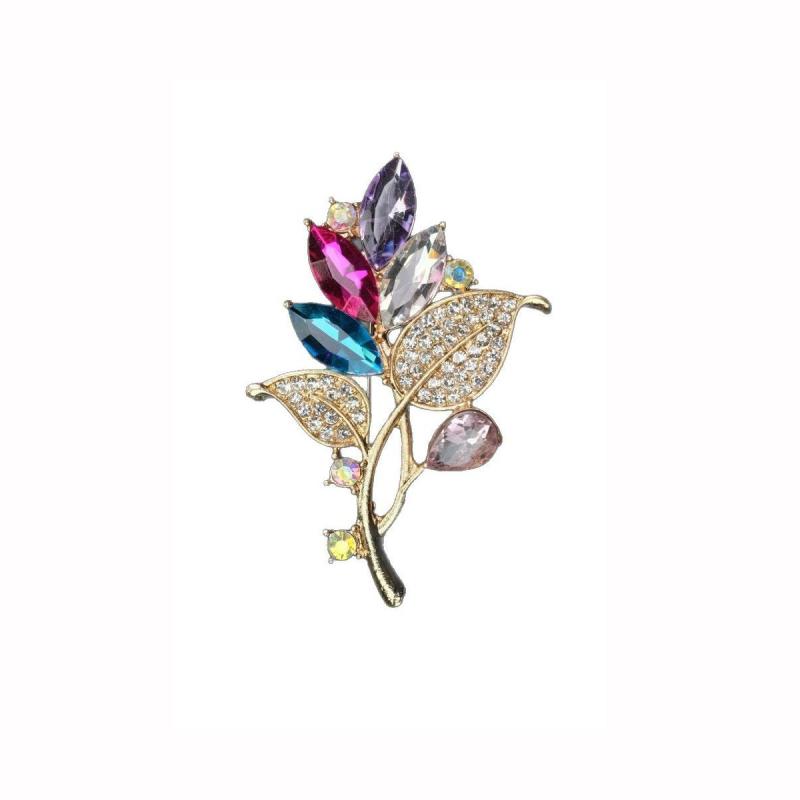 ・カテゴリ: ブローチ・素材: 亜鉛合金・スタイル: モダンチャイニーズ、個性的・: 花形、植物・加工: 電気メッキ・機能: 多機能、チラ見え防止、固定用・サイズ: 約4.9×3.1cm・重量: 約11g・対象: 男女兼用