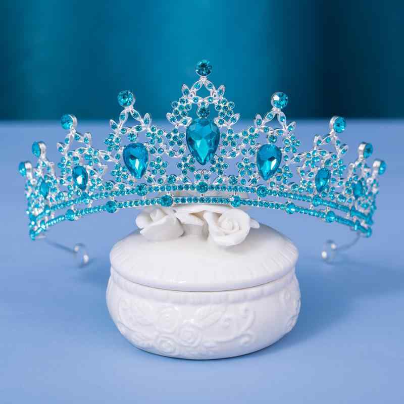 ・素材: 合金・スタイル: 欧米風・タイプ: レディース・: 王冠・加工工法: メッキ・用途: 結婚式、誕生日、祝日・カラー: ゴールド×レイクブルー、シルバー×ピンク、シルバー×グリーン、シルバー×レイクブルー、ゴールド×ローズレッド、ゴ...