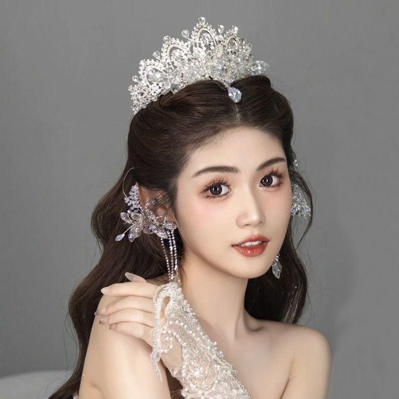 ・カテゴリ: ヘアアクセサリー・スタイル: ファッションOL・素材: 合金・タイプ: レディース・: クラウン・加工: メッキ・石の種類: 水晶・用途: 結婚式、誕生日、新築祝い、福利厚生、周年記念、開店祝い・バリエーション: クラウン単体...