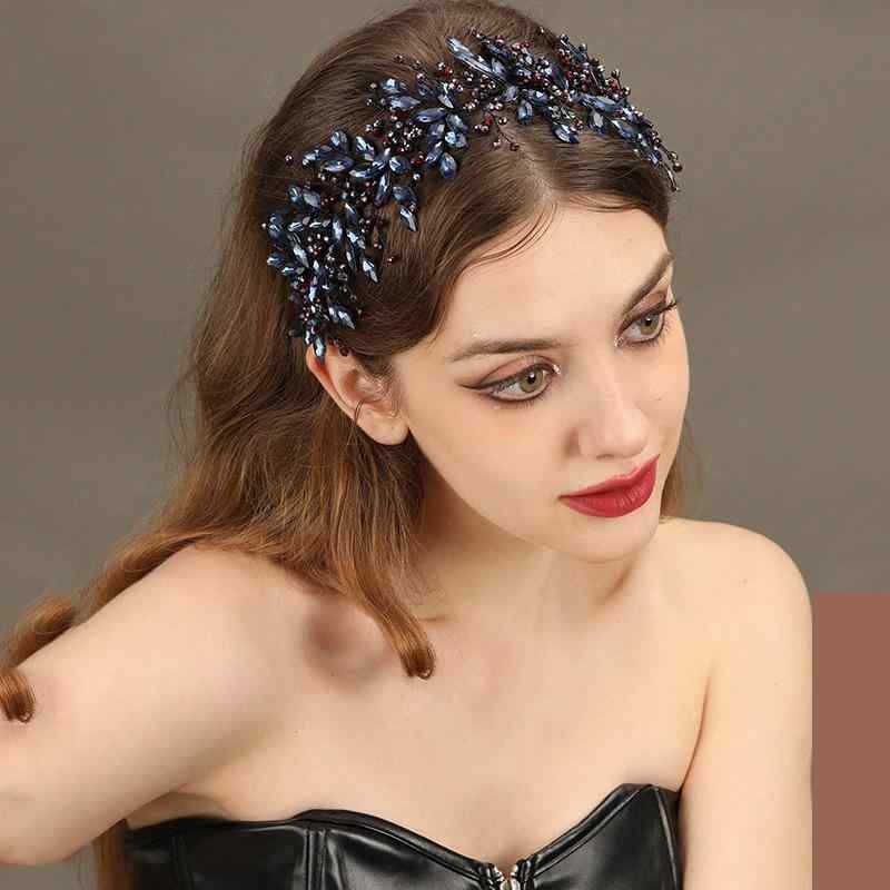 ・カテゴリ: ヘアアクセサリー、カチューシャ、ヘアバンド・スタイル: 欧米風・素材: プラスチック、樹脂・対象: レディース・: ウェーブ・利用シーン: 結婚式・装飾: ラインストーン