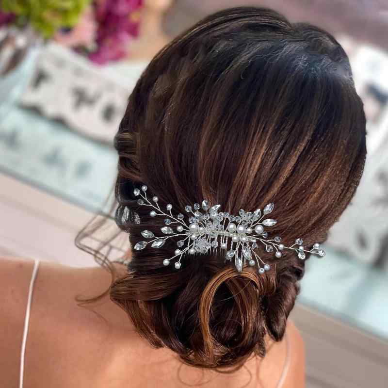 ・カテゴリ: ヘアアクセサリー・スタイル: 欧米風・素材: ラインストーン・対象: レディース・モチーフ: フラワー・加工: 編み込み・水晶の種類: ホワイトクリスタル・活用シーン: 展示会、プロモーション、福利厚生、記念式典、ビジネスギフ...