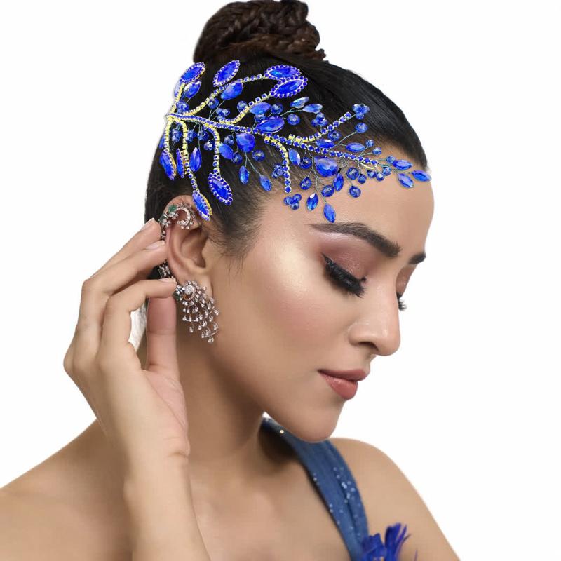 ・カテゴリ: ヘアアクセサリー・スタイル: 欧米風・素材: ラインストーン・クリスタルの種類: ホワイトクリスタル・対象: レディース・: ウェーブ・加工: ハンドメイド・カラー展開: シルバー、シャンパンカラー、ブラック、レッド、ブルー、...