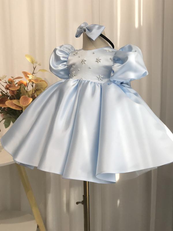 ・カテゴリ: 子供用ドレス・対象性別: 女の子・対象年齢: 3歳〜8歳（100cm〜140cm）・スタイル: プリンセス・素材: ポリエステル 90%、綿混紡・裏地素材: ポリエステル・生地加工: 剪毛加工、・要素: 可愛い・カラー展開: ...