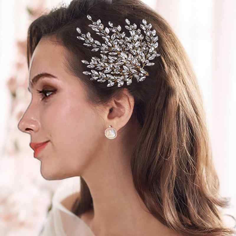 ・カテゴリ: ヘアアクセサリー・スタイル: ファッションOL・素材: ラインストーン・モチーフ: 花・製法: ハンドメイド・ギフトシーン: 周年記念、ビジネス、開店祝い、記念行事・カラー: ゴールド・タイプ: ヘアコーム、夜会巻きコーム