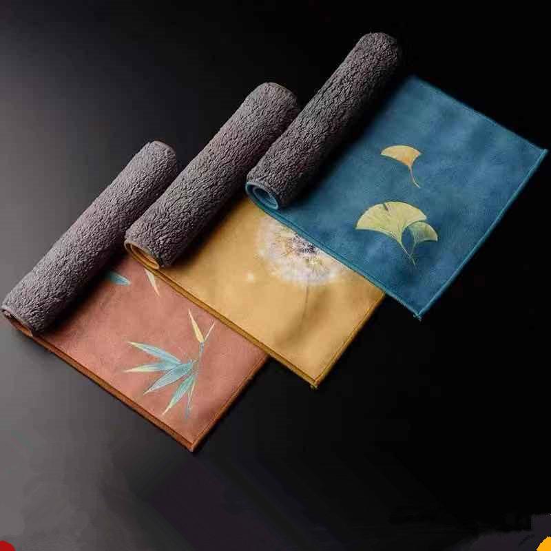 ・カテゴリ: 茶道アクセサリー・素材: 布・重量: 約200g・バリエーション: 楓、イチョウ、タンポポ・スタイル: 中国風・カラー: 透明