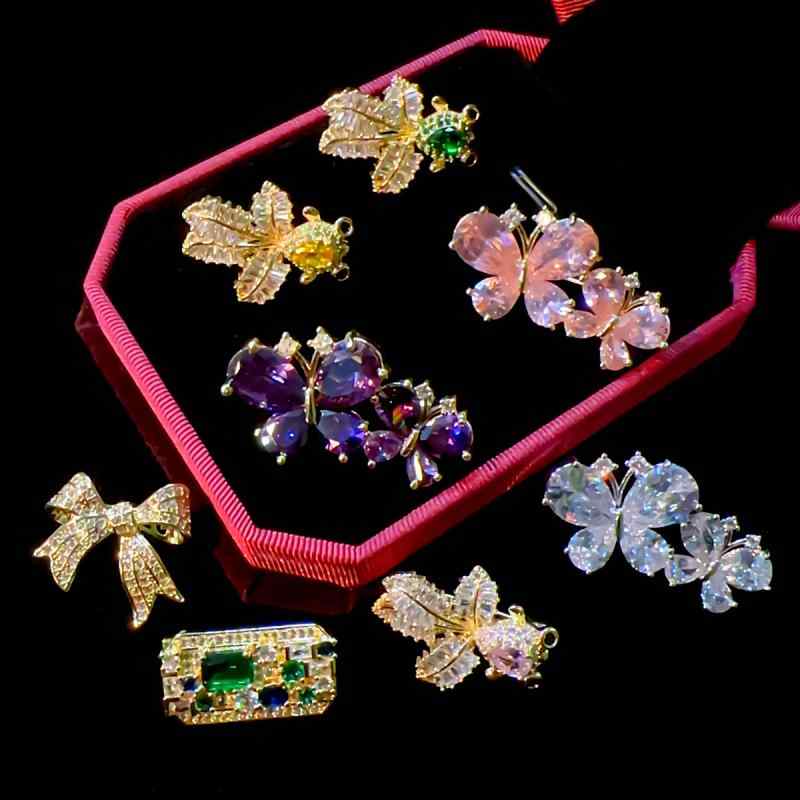 ・カテゴリ: ブローチ・主な素材: 銅・: 動物, 花, 葉, パール・加工: 電気メッキ・スタイル: 韓国スタイル, 個性的・機能: 装飾, 結婚式, ウエスト調整, 露出防止, 固定・対象: 男女兼用