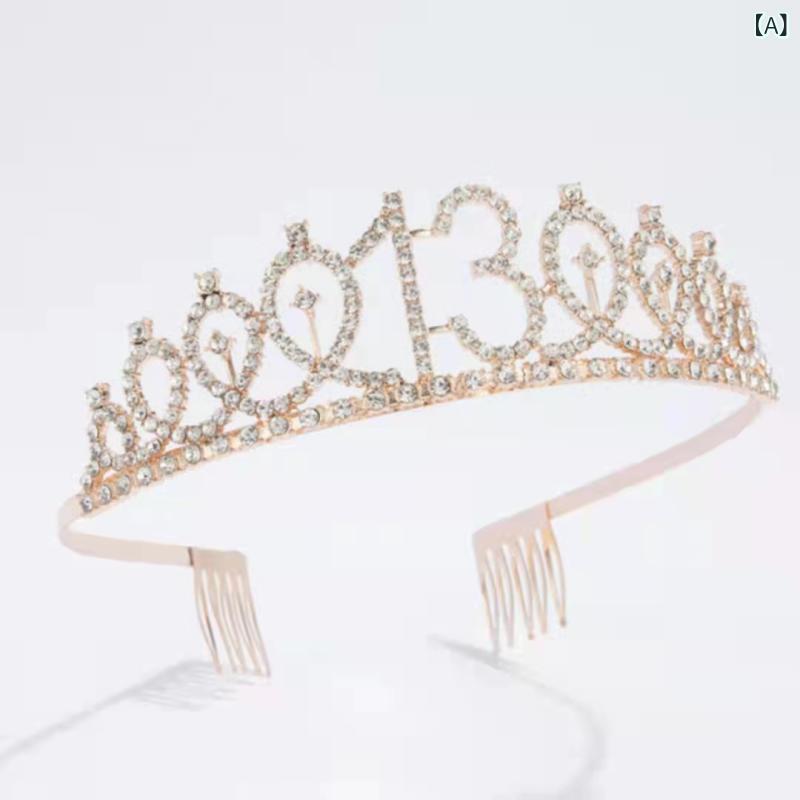 ・カテゴリ: ヘアアクセサリー（クラウン）・スタイル: ナチュラル・対象: レディース・素材: 金属（メッキ加工）・装飾: クリスタル・カラー展開: ゴールド、ローズゴールド、ブラック