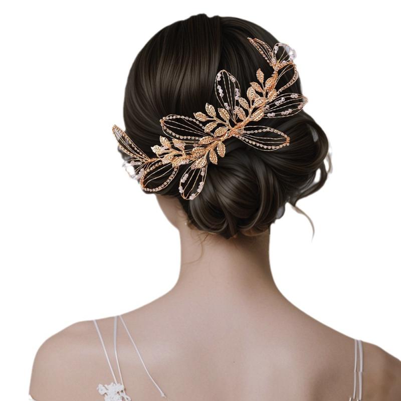 ・カテゴリ: ヘアアクセサリー・素材: 合金・タイプ: レディース・: ウェーブ・加工: 手編み・装飾素材: クリスタル・カラー展開: シルバー、ゴールド・スタイル: カジュアル、レトロ、エレガント、フェミニン、エスニック、シンプル、モード...