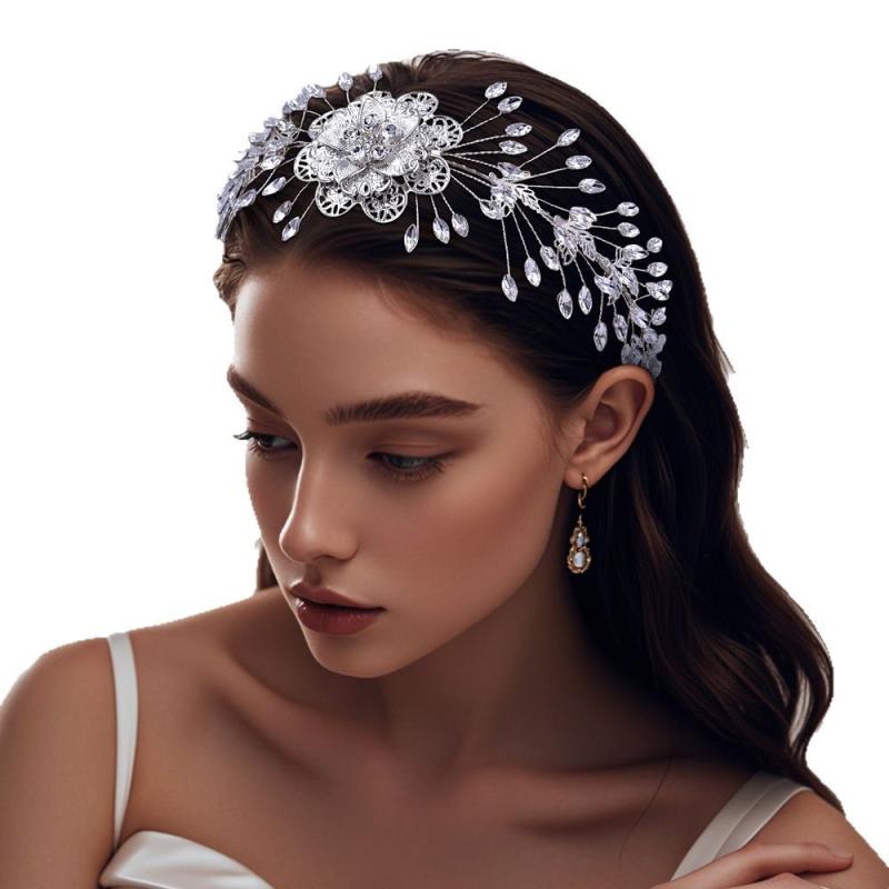 ・カテゴリ: ヘアアクセサリー・素材: 合金・加工: 手編み・カラー: シルバー・: 雪の結晶、クリスマスギフトボックス、トナカイ、新年、クリスマスベル、サンタクロース、カボチャのドクロ・スタイル: フレッシュ、スウィート・対象: レディース