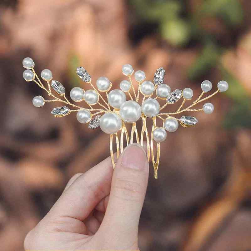 ・カテゴリ: ヘアアクセサリー・スタイル: レディース・素材: 金属・用途: 結婚式・カラー展開: ゴールド、シルバー