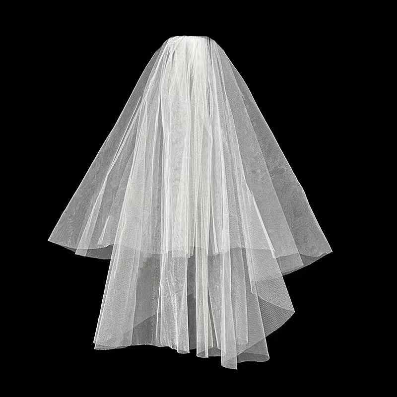 ・カテゴリ: ヘッドドレス・スタイル: フェアリー風・素材: 布・タイプ: 男女兼用・推奨シーン: 結婚式、誕生日、旅行記念、お祝い、プロモーション、周年記念、表彰記念・カラー: シンプルベール（リボンなし・ヘアクリップ式）、メロウベール（...