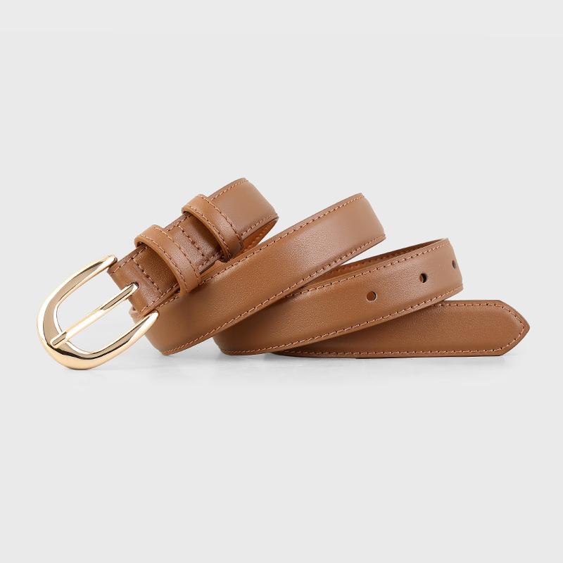 ・素材: 牛革・バックル素材: 合金・留め具形状: ピンバックル・カラー展開: ブラック、コーヒー、ブラウン・ベルト幅: 2-4cm・全長: 100cm・サイズ展開: 100cm・スタイル: ビジネス、カジュアル、エレガント、シンプル、通勤...