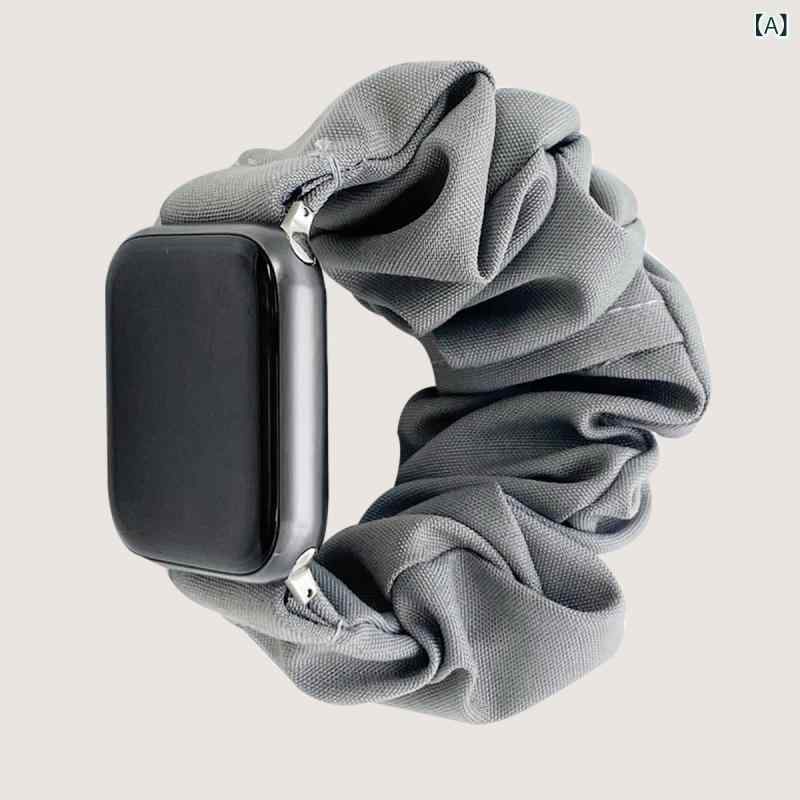 ・機種: Apple, 汎用・重量: 13g・カラー展開: グレー, レインボー, モノトーン柄・サイズ展開: 38/40/41mm, 42/44/45mm, 22mm・素材: 布・インターフェースサイズ: 22mm