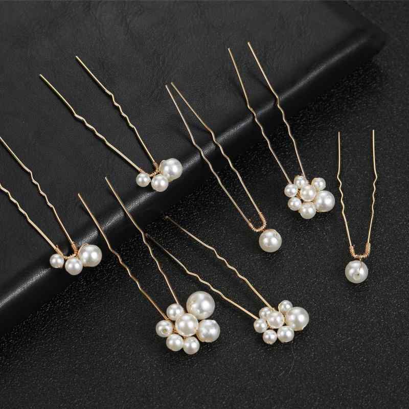 ・カテゴリ: ヘアアクセサリー・主な素材: 金属・ギフト用途: ウェディング・カラー展開: ゴールド（7個セット）、シルバー（7個セット）