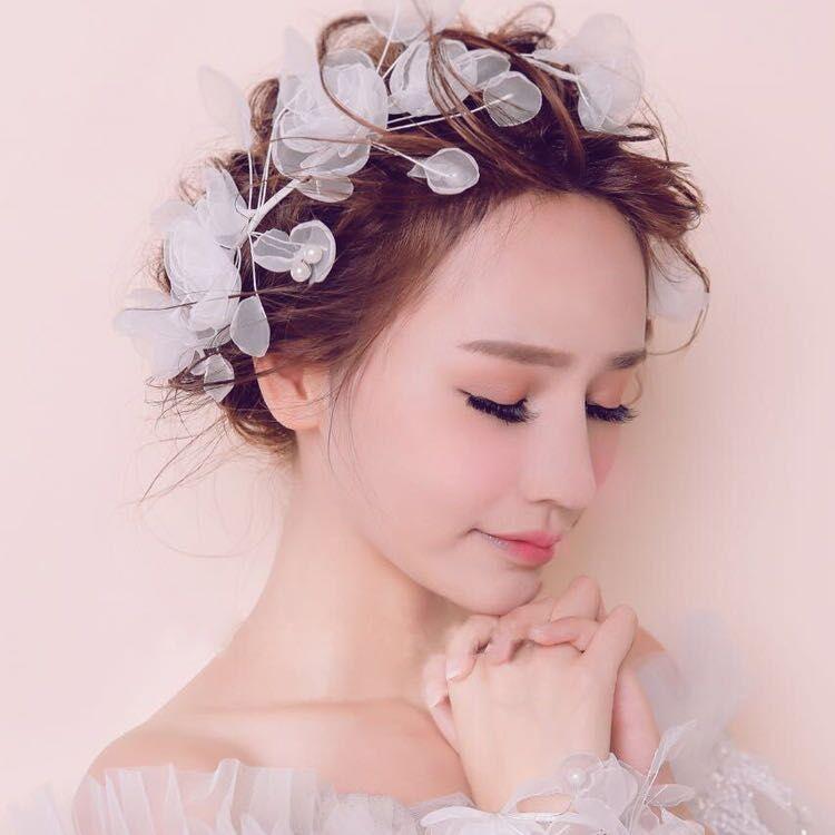 ・カテゴリ: ヘアアクセサリー・スタイル: レディース・素材: 布・種類: ダッカールクリップ・カラー展開: ホワイト、レッド、ホワイト（パール付）、ピンク（パール付）、ブルー（パール付）