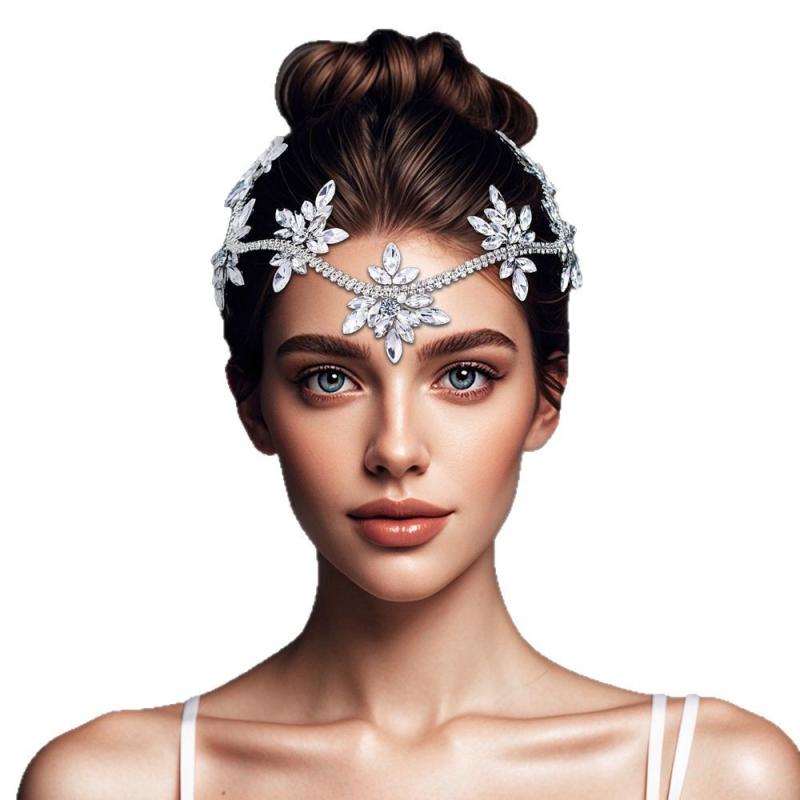 ・カテゴリ: ヘアアクセサリー・タイプ: ヘアコーム・対象: レディース・素材: ラインストーン・石の種類: 水晶・形状: ウェーブ・仕様: ハンドメイド・カラー: シルバー・スタイル: カジュアル、ボヘミアン、ヴィンテージ、フェミニン、エ...