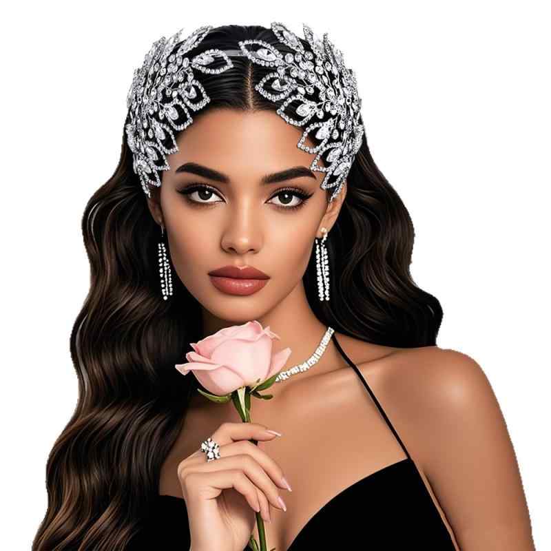 ・カテゴリ: ヘッドドレス・素材: ラインストーン・加工: 手編み・スタイル: フレンチレトロ、文芸レトロ・カラー展開: シルバー・: 雪の結晶、クリスマスギフト、トナカイ、新年、クリスマスベル、サンタクロース、カボチャのドクロ・対象: レ...