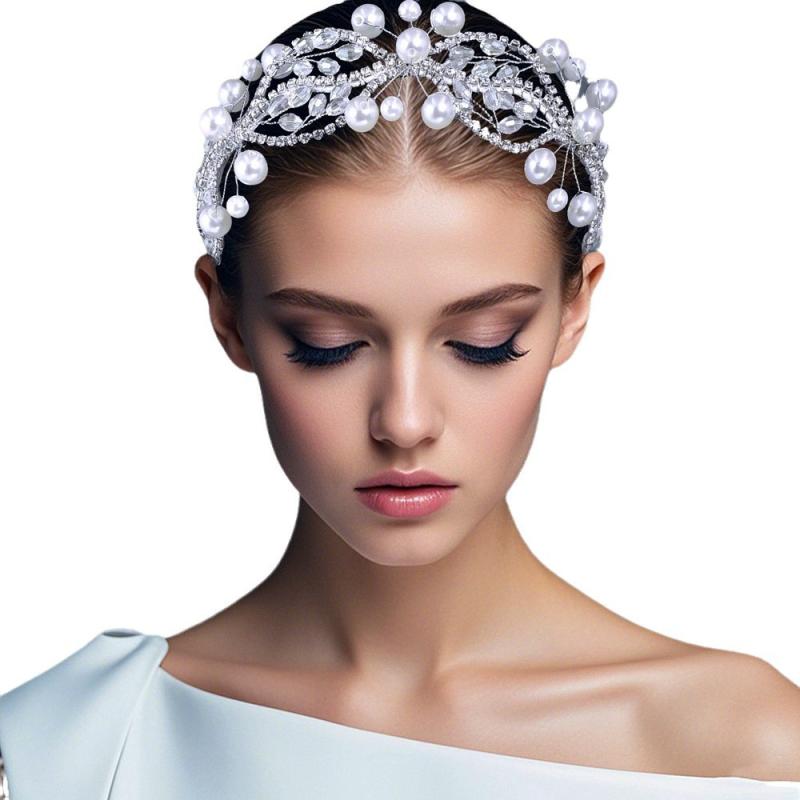 ・カテゴリ: ヘアアクセサリー・スタイル: ヘップバーンスタイル・スタイルカテゴリ: 文芸レトロ・主な素材: ラインストーン・カラー: シルバー・要素: 雪の結晶、クリスマスギフトボックス、トナカイ、新年、クリスマスベル、サンタクロース、南...
