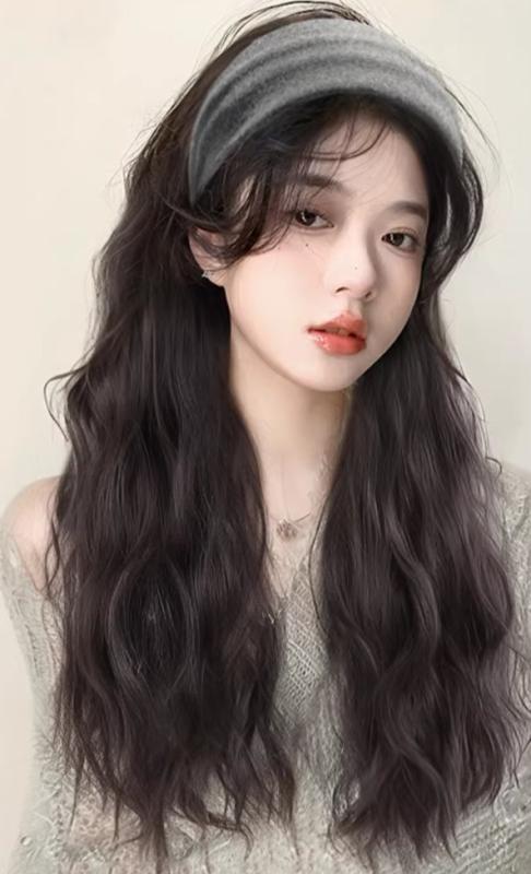 ・商品名: ヘアバンドウィッグ・スタイル: スイート系・効果: 髪型変更・特性: 髪のボリュームアップ・前髪: フルバング・サイドバング対応・毛髪素材: 耐熱ファイバー