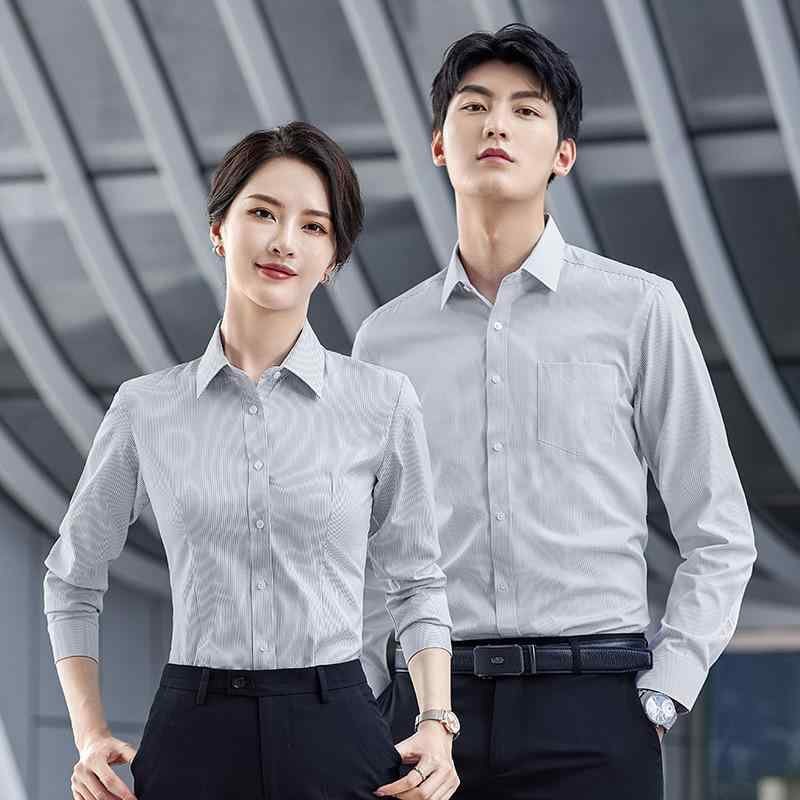 ・カテゴリ: 衬衫・スタイル: 通勤、スリム・主な素材: 綿 30%-50%・柄: ストライプ・ネックライン: シャツカラー・袖丈: 長袖・袖の形状: レギュラースリーブ・: 切り替え・加工: 高温セット・カラー展開: ブラックストライプ、...