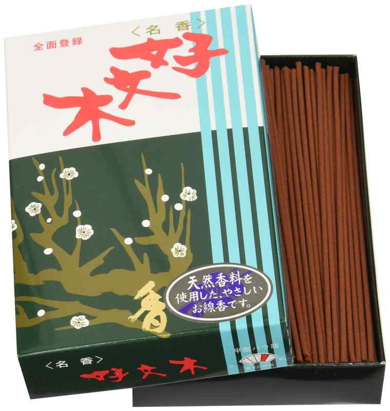 梅栄堂のお線香 好文木 平型バラ詰原産国 :日本